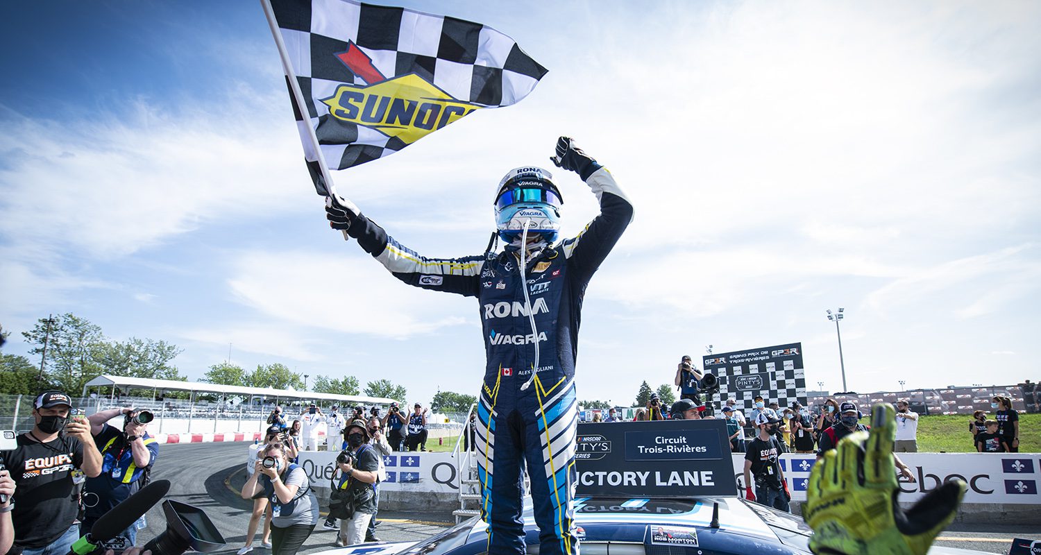Alex Tagliani Earns Third Win at GP3R - NASCAR Canada Series